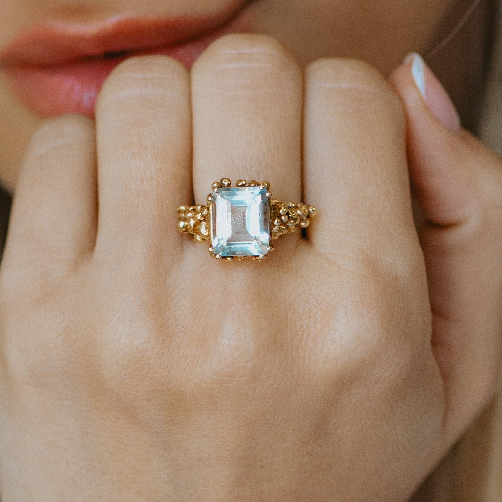 Giselle | Gold Statement Cocktail Ring | London Jewellery Designer ...