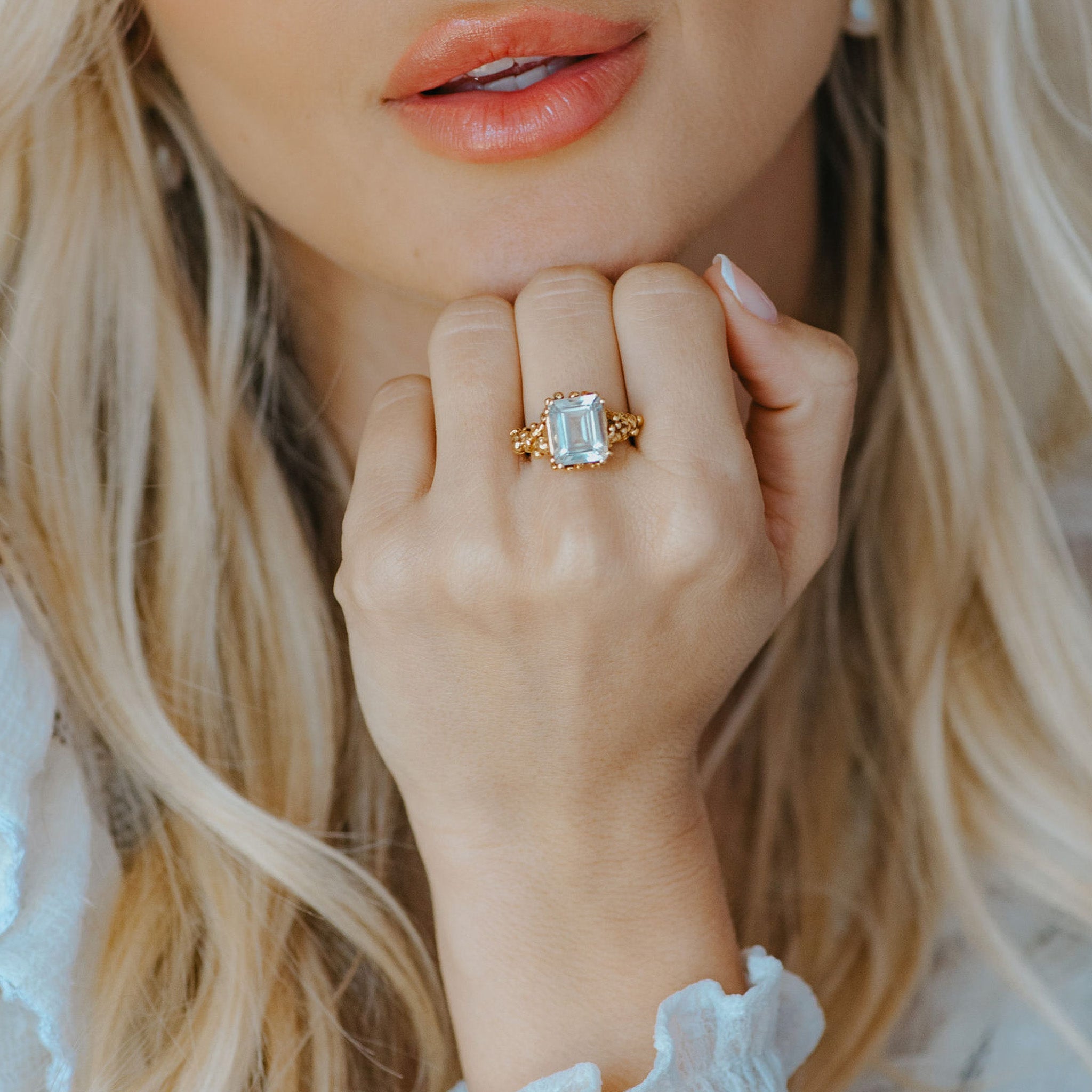 Giselle | Gold Statement Cocktail Ring | London Jewellery Designer ...