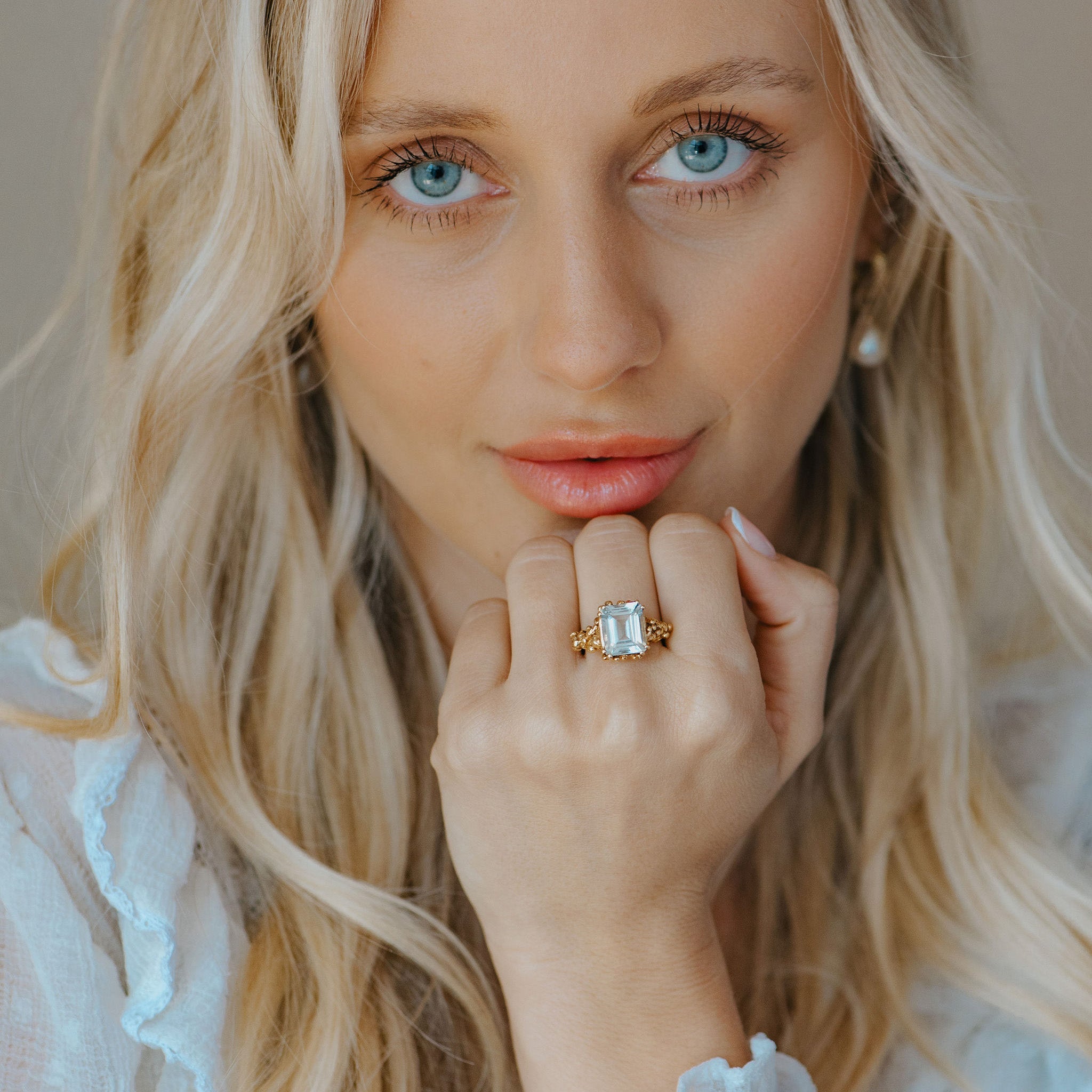 Giselle | Gold Statement Cocktail Ring | London Jewellery Designer ...