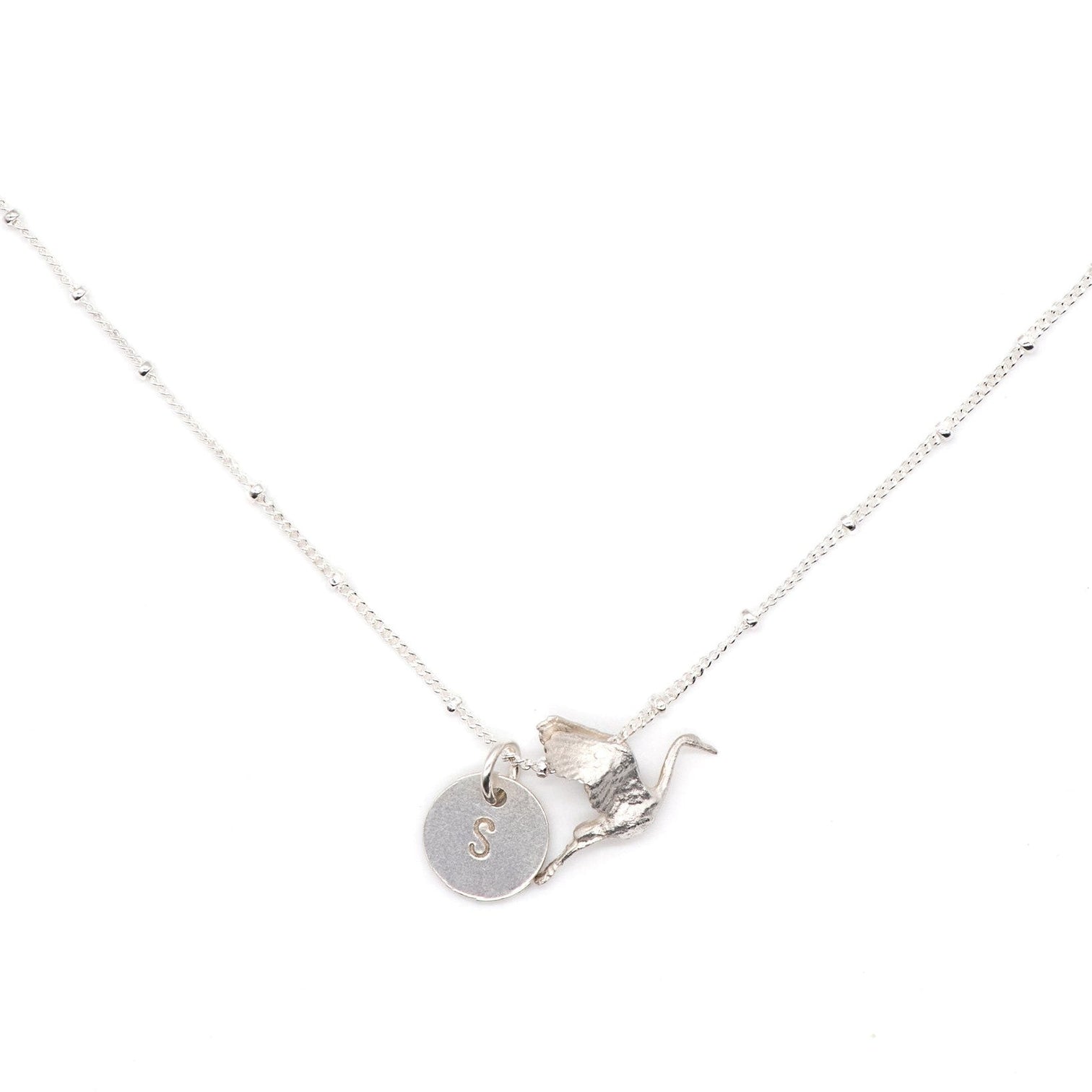 Silver 'Stork' Necklace | Jewellery For Mums – Dainty London