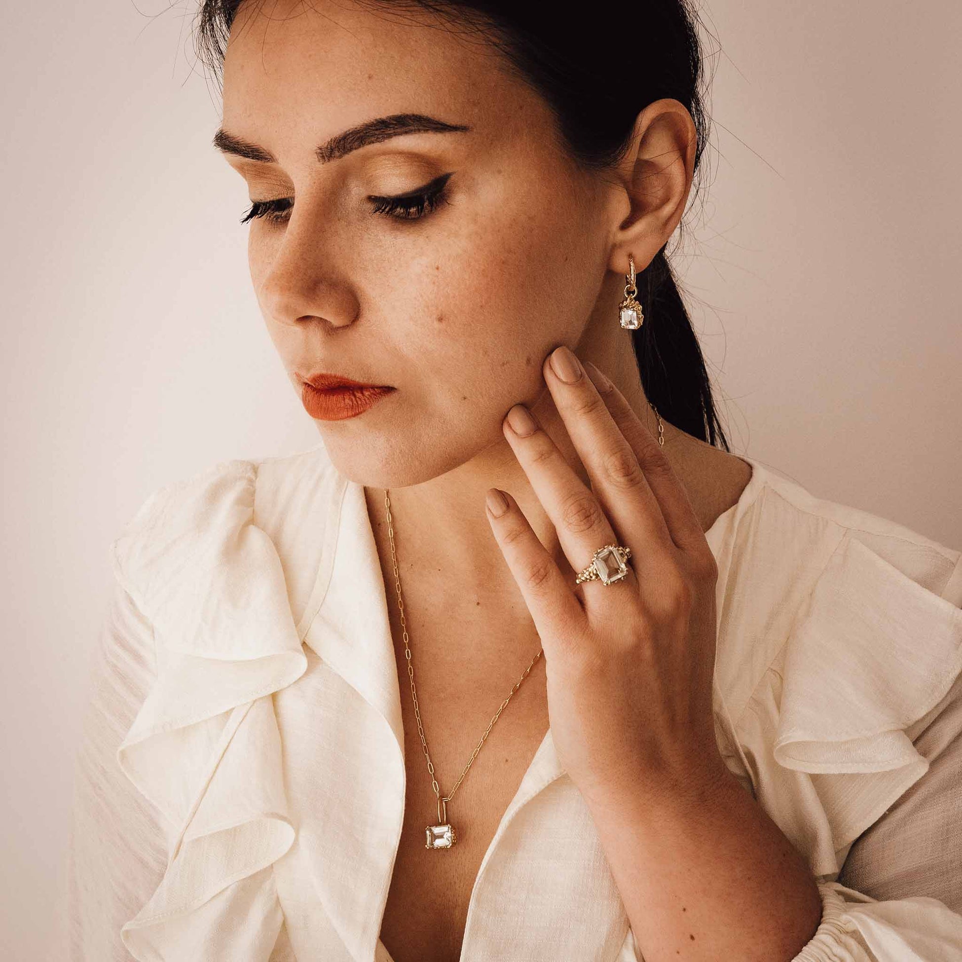 Giselle | Gold Statement Cocktail Ring | London Jewellery Designer ...
