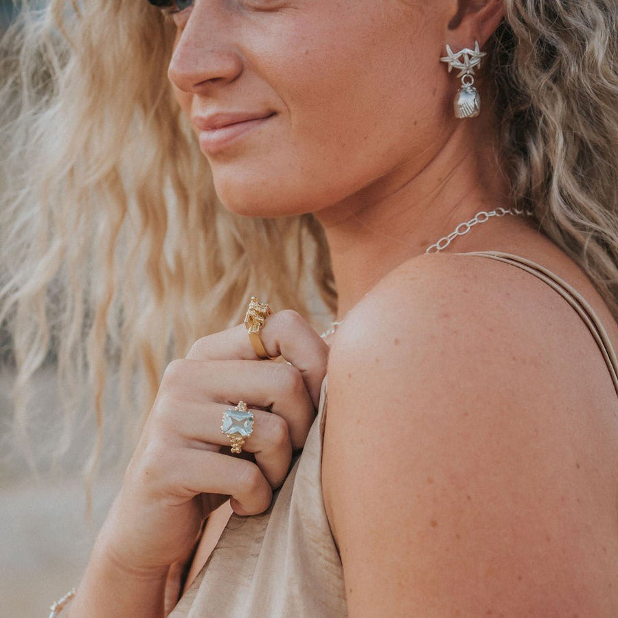 Giselle | Gold Statement Cocktail Ring | London Jewellery Designer ...
